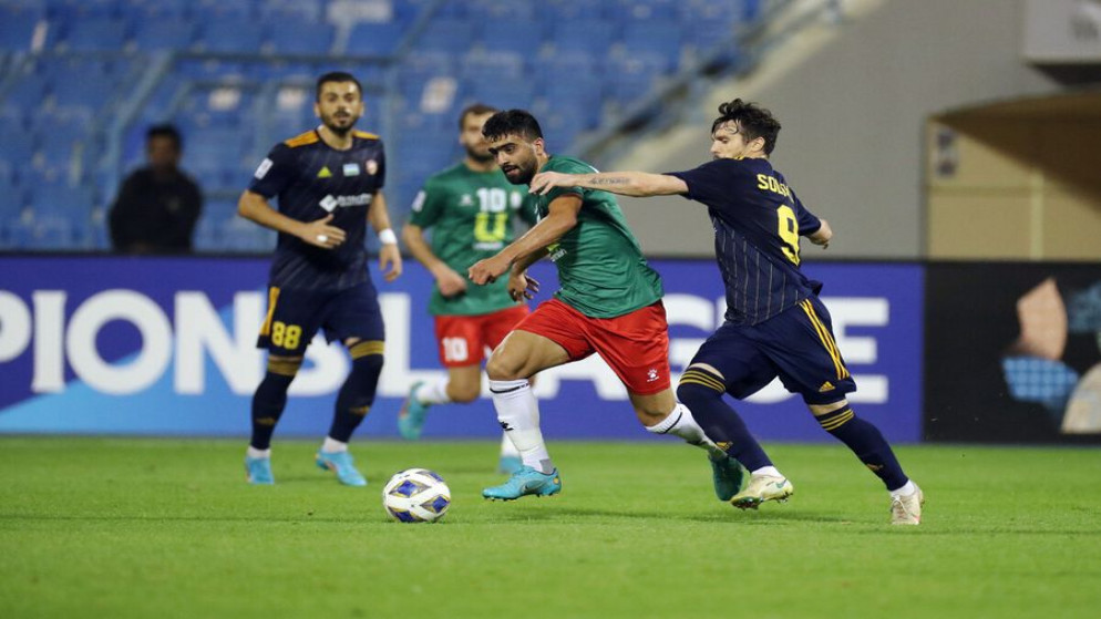 الوحدات يودع دوري أبطال آسيا رغم تعادله مع ناساف الأوزبكي